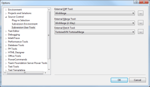 Changing the AnkhSVN Merge and Compare Tools | Didactic Code